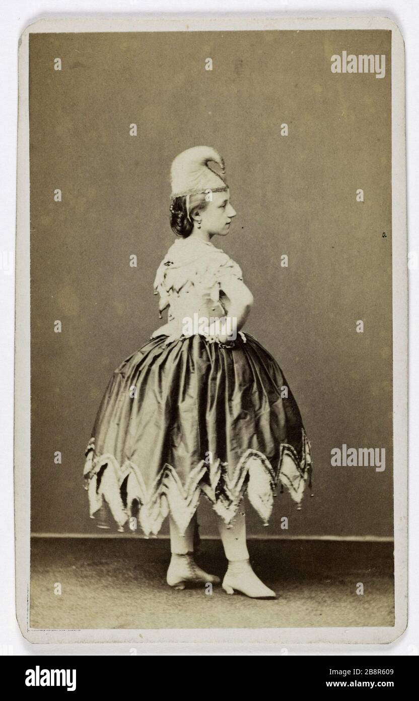 Portrait of Rose Dupin (actress theater Dejazet) Portrait de Rose Dupin ...