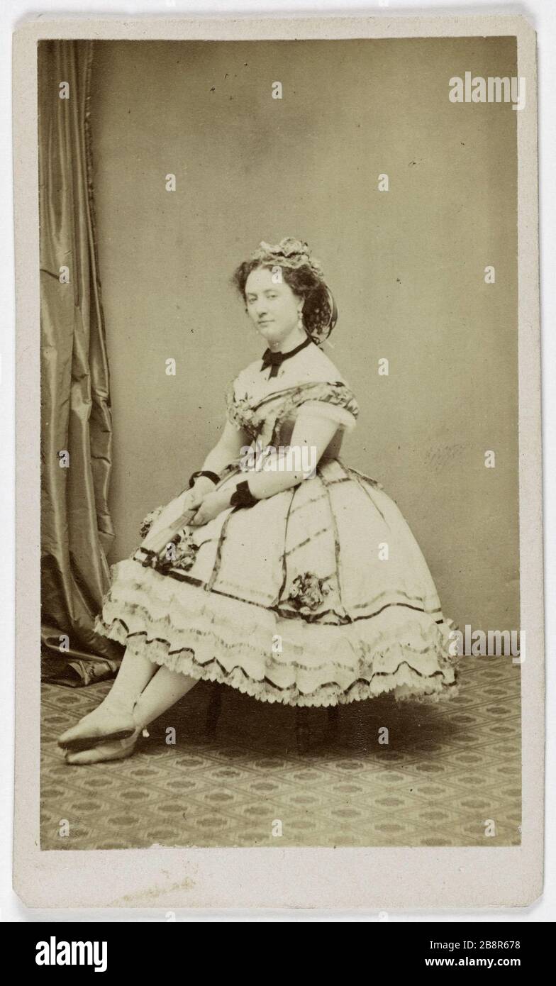 Portrait of Lucile Durand (-after 1887) (actress) Portrait de Lucile ...