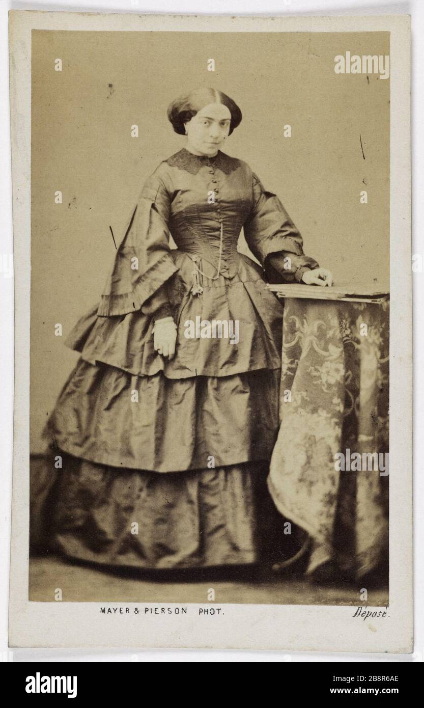 Portrait of Marie Dussy (actress) Portrait de Marie Dussy (actrice ...