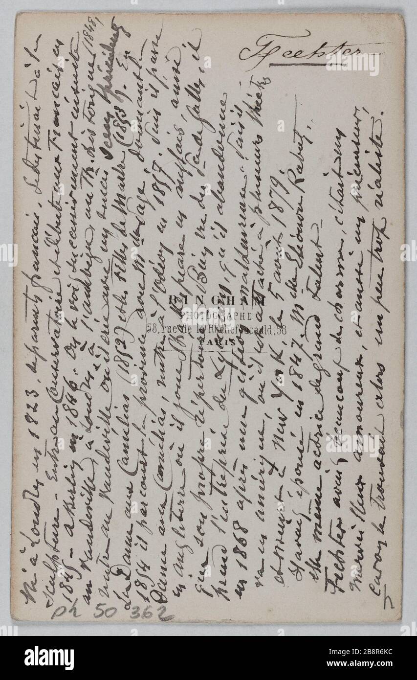 Portrait of Charles Albert Fechter, (1824-1879), (actor) Portrait de ...