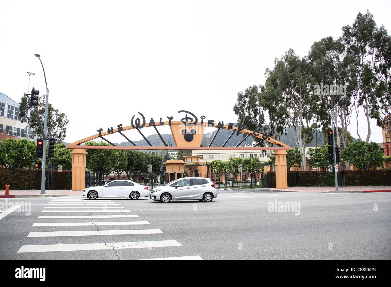 Burbank, California, USA. 22nd March, 2020. An exterior view of Walt ...