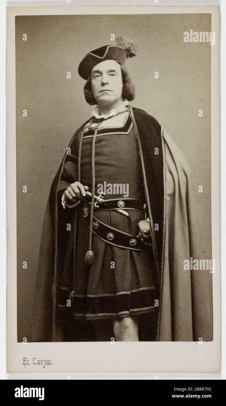 Portrait of Ernest (actor at Odeon Theater) Portrait d'Ernest (acteur ...