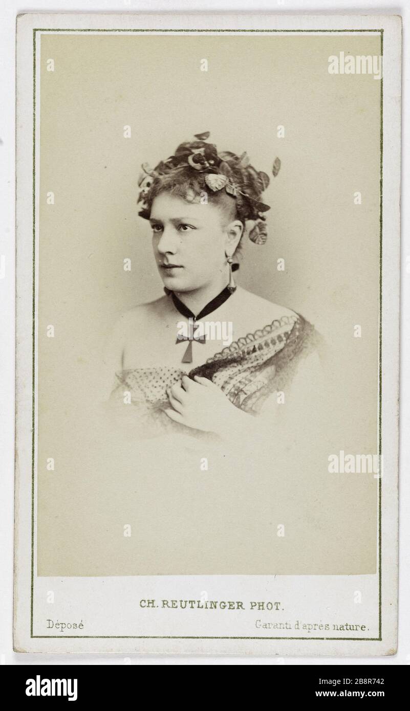 Portrait of Elisa (actress at the Bouffes) Portrait d'Elisa (actrice ...