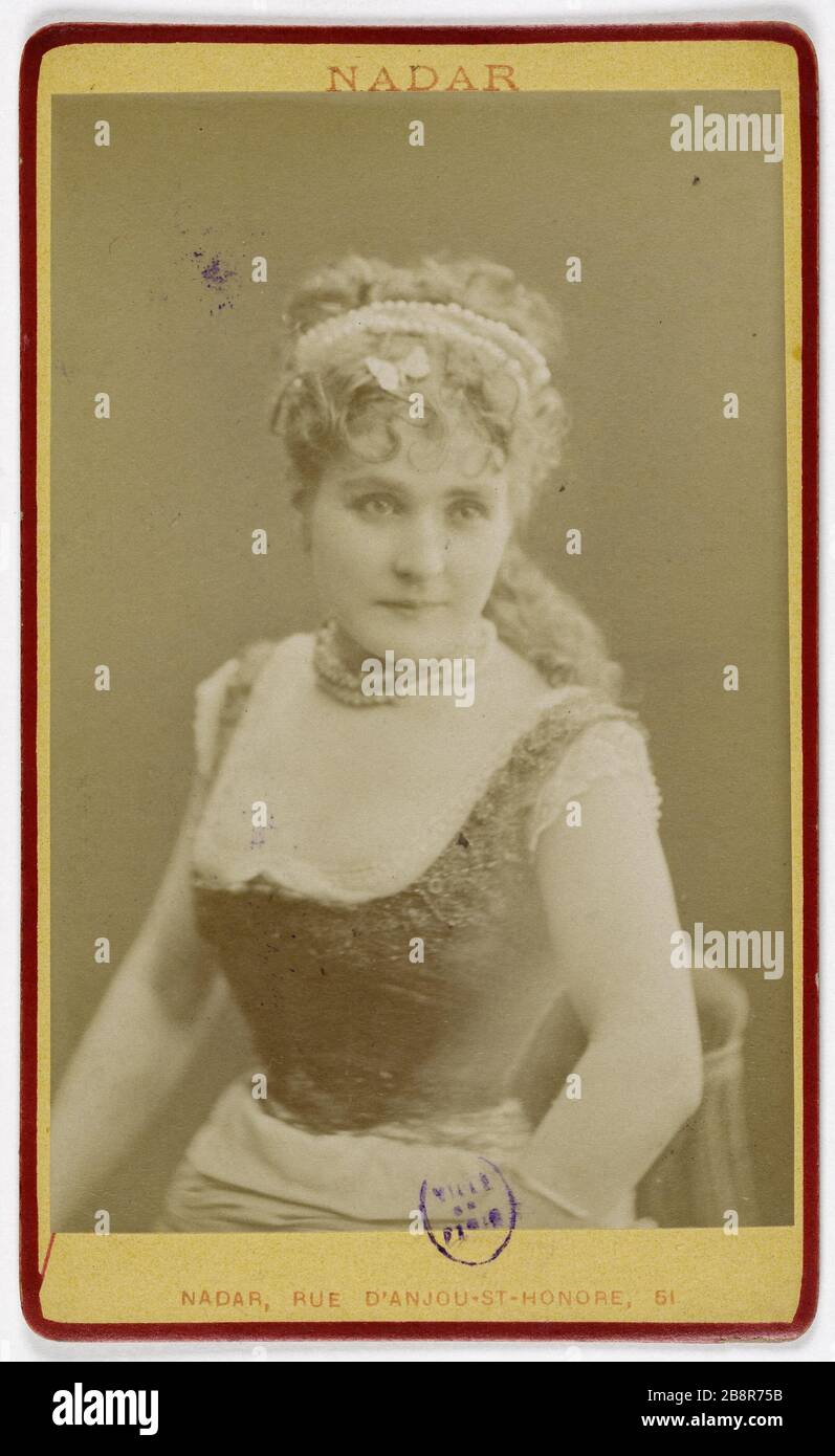 Portrait of Elise (actress Gaiety Theater and Renaissance) Portrait d ...