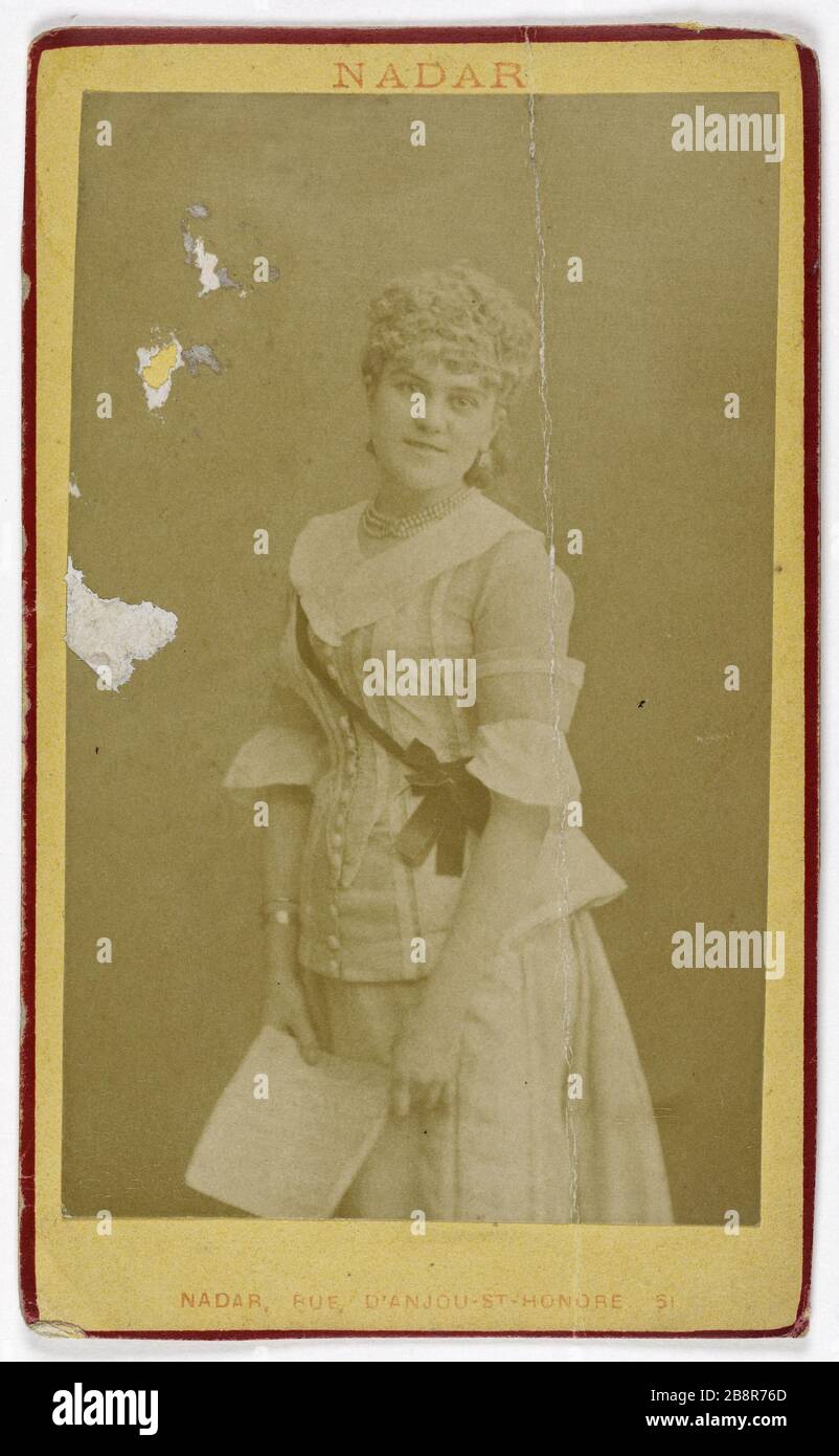 Portrait of Elise (actress Gaiety Theater and Renaissance) Portrait d ...