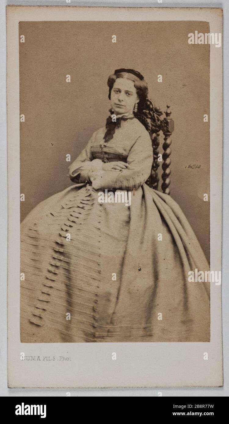 Portrait of Emma Fleury (Richard Wilkinson), (1837-), (actress in the ...