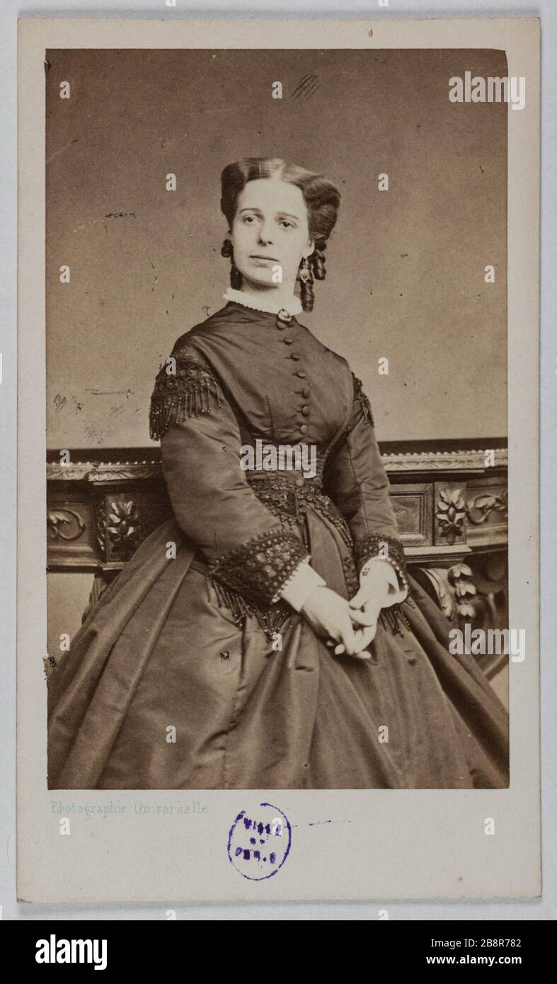 Portrait of Emma Fleury (Richard Wilkinson), (1837-), (actress in the ...