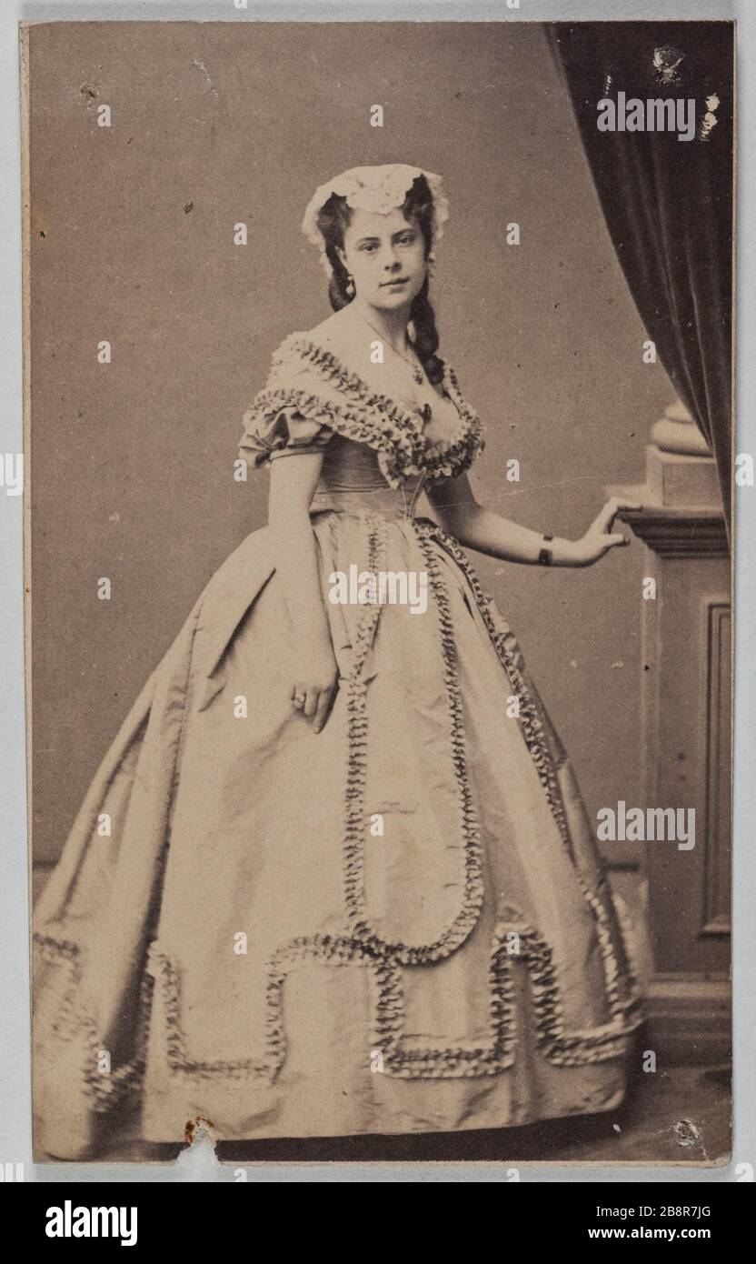 Portrait of Fiocre Eugenie (dancer) Ferdinand Mulnier (1817-1891 ...