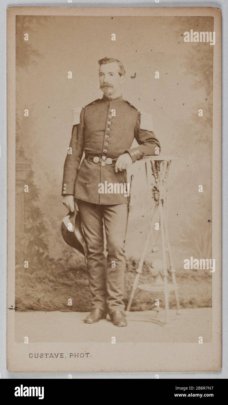 Portrait of Louis Fossier (officer) Portrait de Louis Fossier, officier ...