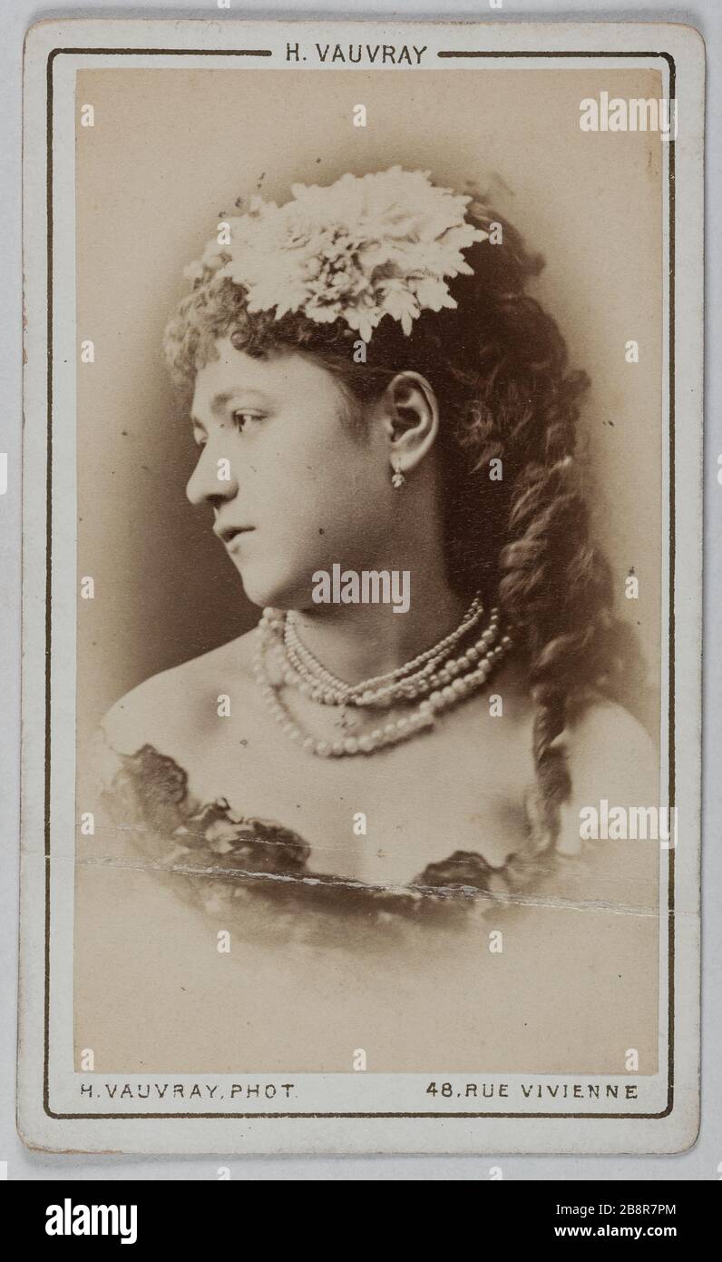 Portrait of Fouchard (actress Gaiety Theater) Portrait de Fouchard ...