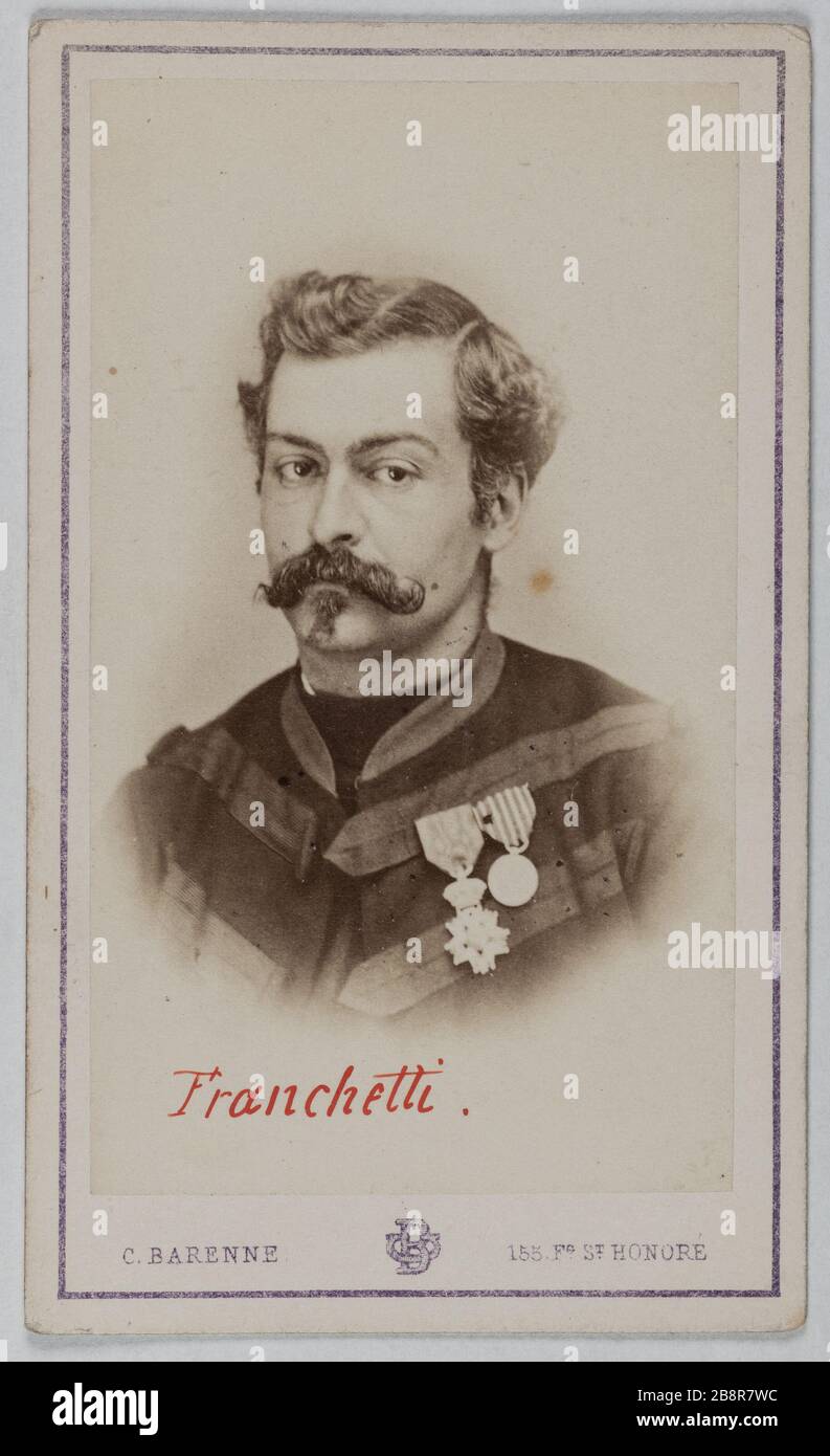 Portrait of Franchetti (homme politique) Portrait de Franchetti, homme ...