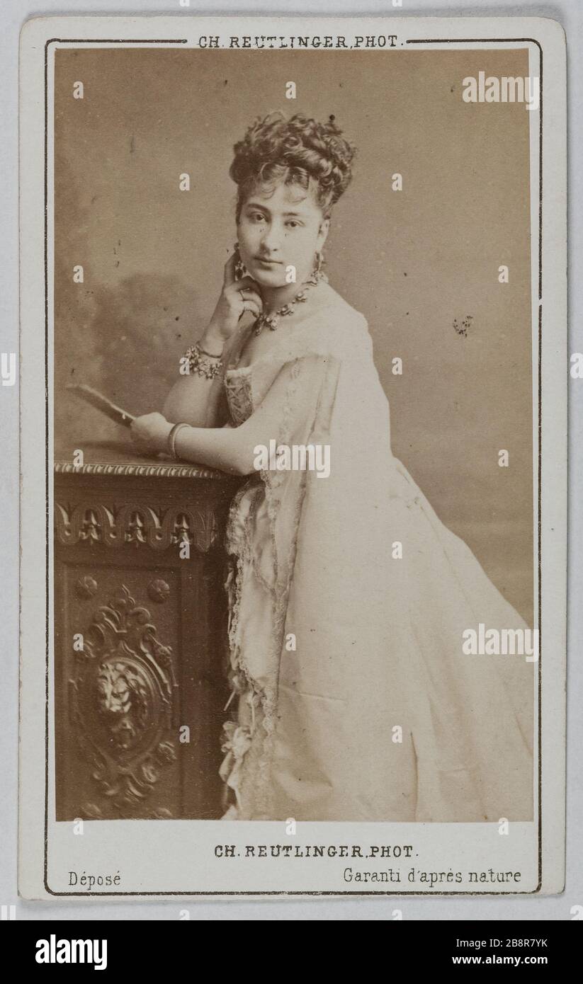 Portrait of Franck-Duvernoy (actress at the Opera Comique) Portrait de ...