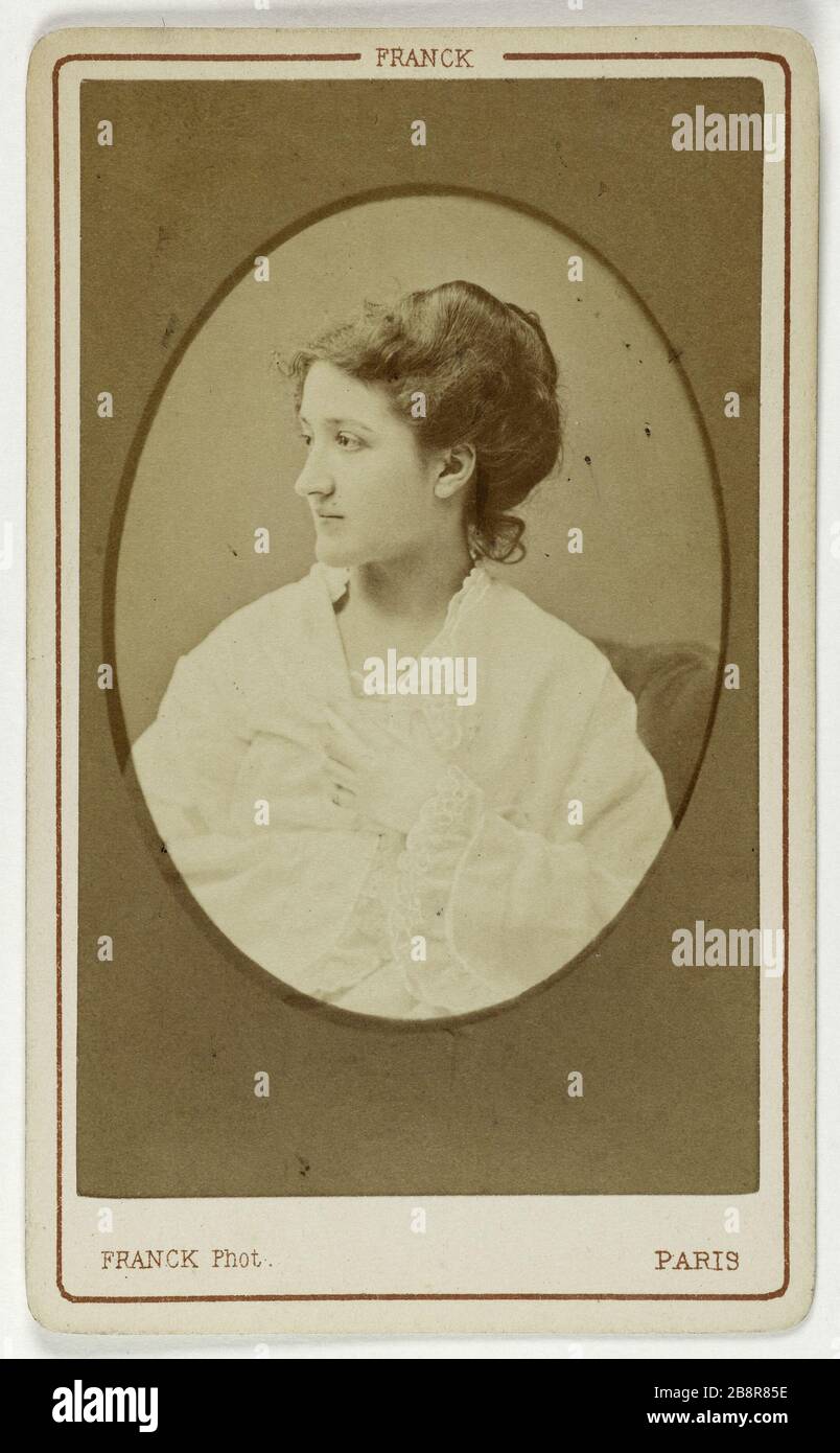 Portrait of Gérard Aug, (actress) Portrait de Gérard Aug, actrice ...