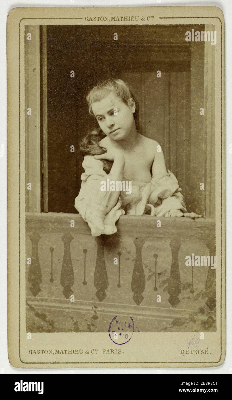Portrait of Gibert (actress) Portrait de Gibert, actrice. Carte de ...