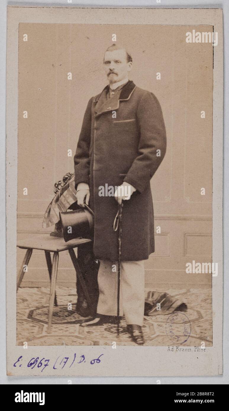 Colonel Gail Portrait Portrait du Colonel de Gail. Photographie d'Ad ...
