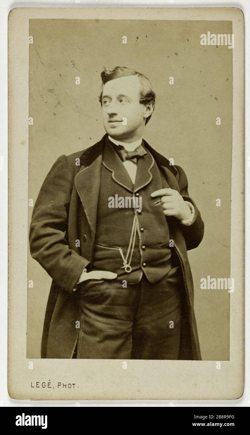 Portrait of Edmond Got, (1822-1901), (actor) Portrait de Got Edmond ...