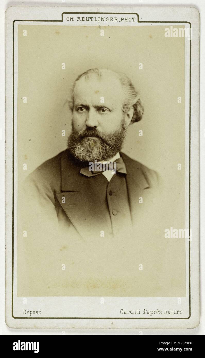 Portrait of Charles Gounod, (1818-1893), (composer) Portrait de Gounod ...