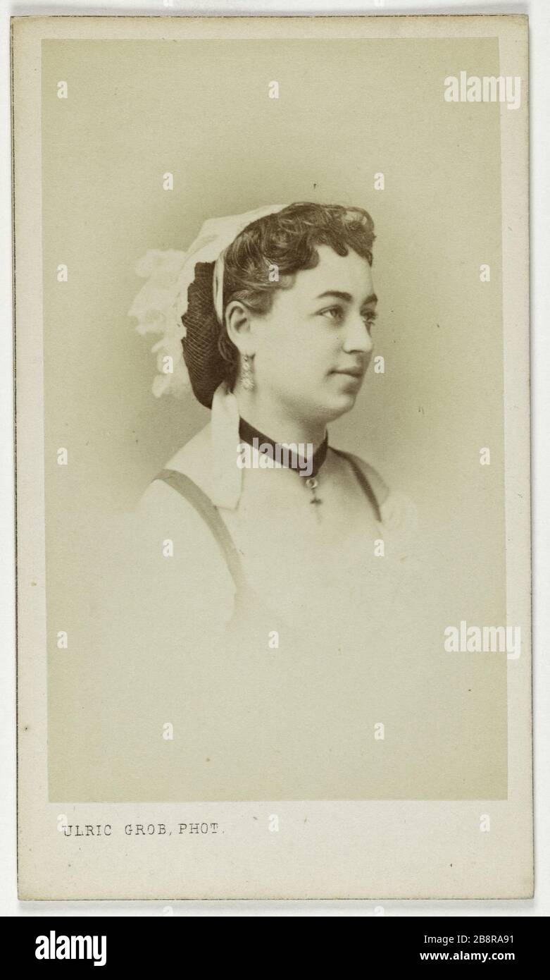 Portrait of Grébert, actress Portrait de Grébert, actrice. Carte de ...