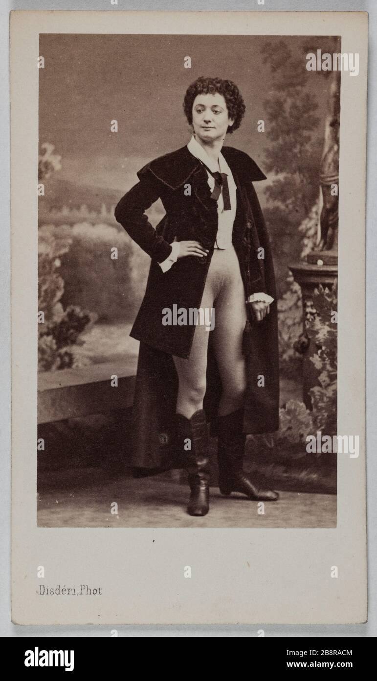 Portrait of Fanny Genat (1831-1902), (dancer, mime, actress) Portrait ...