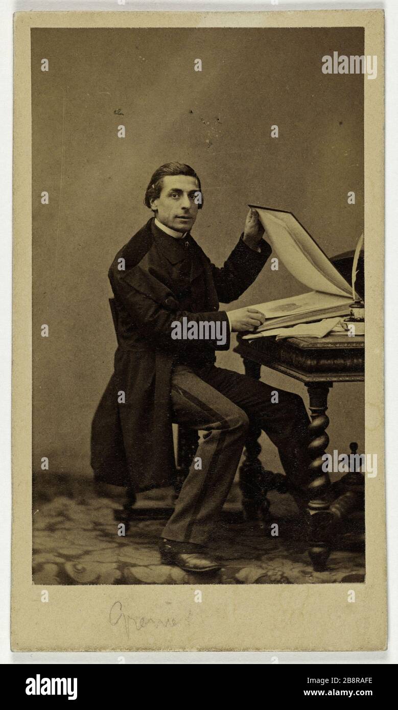 Portrait of Pierre Grenier Eugene (actor) Portrait de Grenier Pierre ...