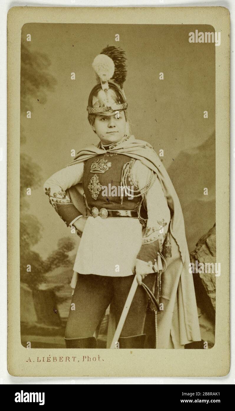 Portrait of Mrs. Grivot (born Marie Laurent) (1843-1890) (actress ...