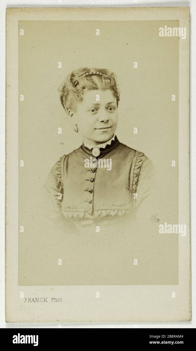 Portrait of Mrs. Grivot (born Marie Laurent) (1843-1890) (actress ...