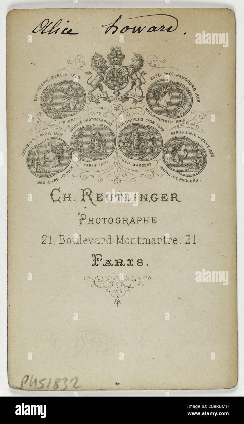 Portrait of Miss Alice Howard, actress (1880) Portrait de Miss Alice ...