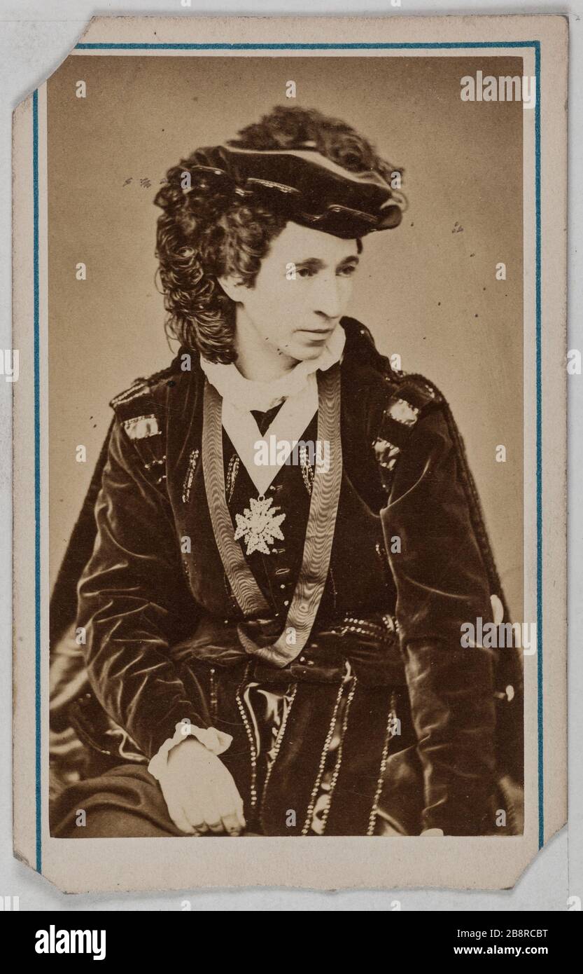 Portrait of Judith (Julie Bernat called) (1827-1912) (French actress in ...