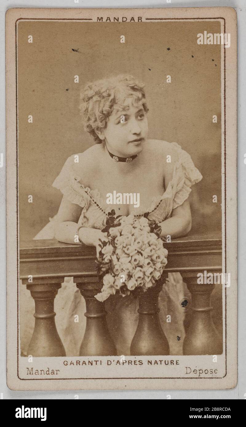 Portrait of Judith (actress) Portrait de Judith. Carte de visite (recto ...