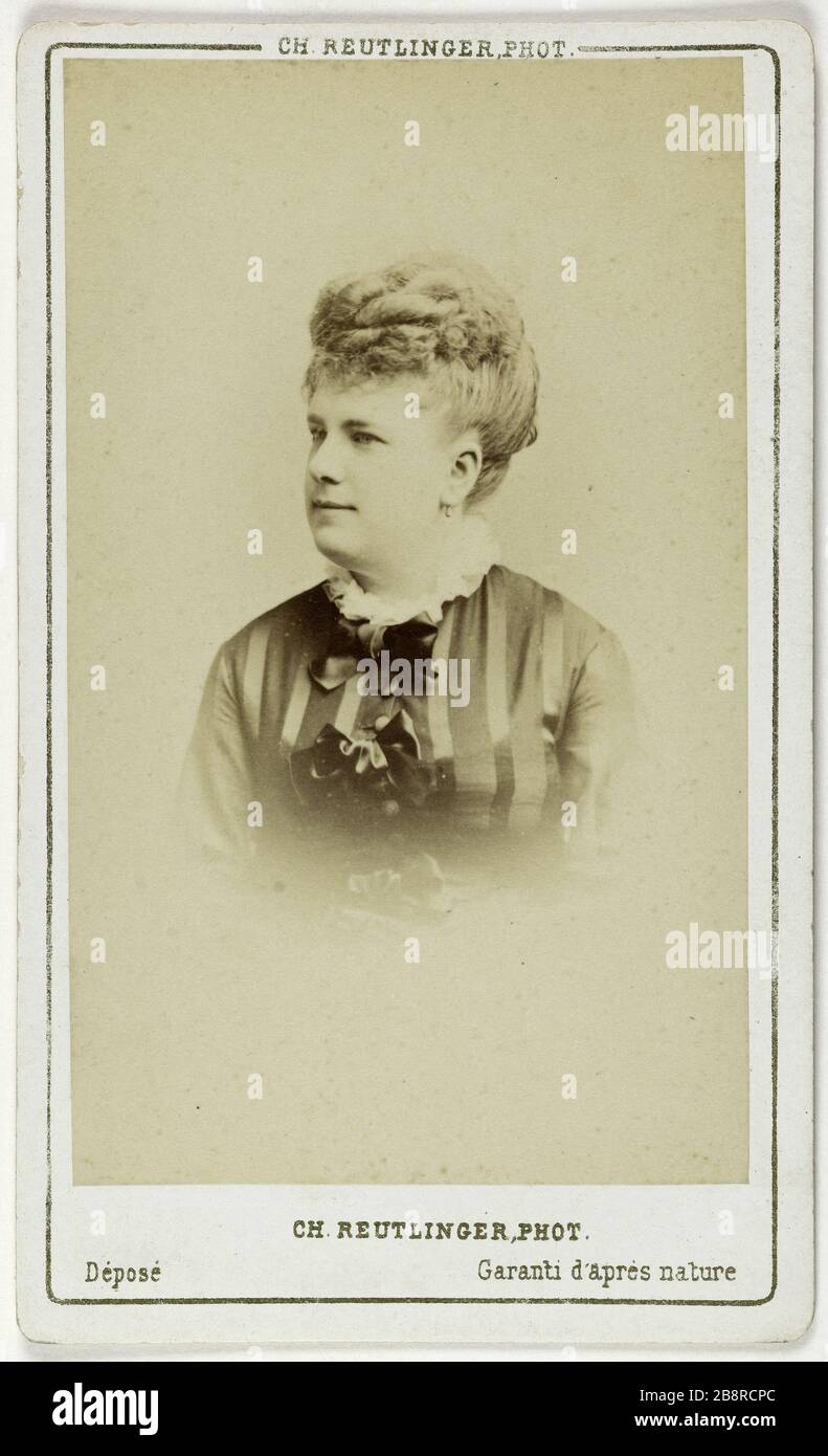 Portrait of Lagneau (actress) Portrait de Lagneau, actrice. Carte de ...