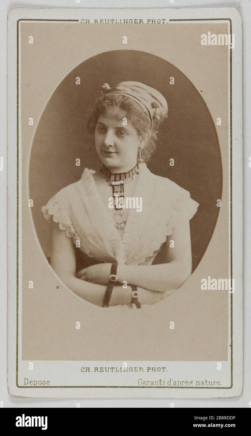 Portrait of Maria Legault (Maria Françoise Legault), (1858-1905 ...