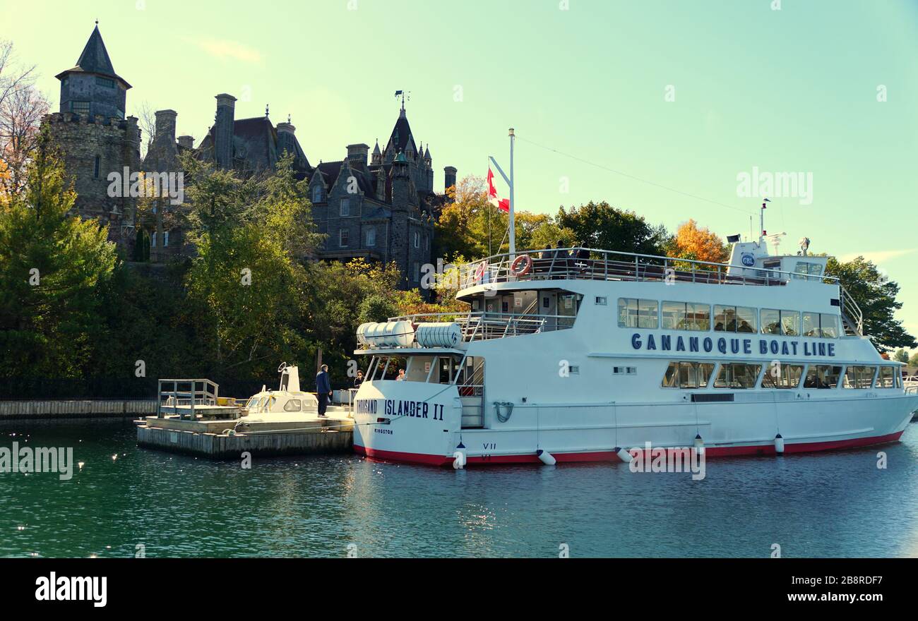 Alexandria Bay, New York, U.S.A - October 24, 2019 - The Gananoque Boat ...