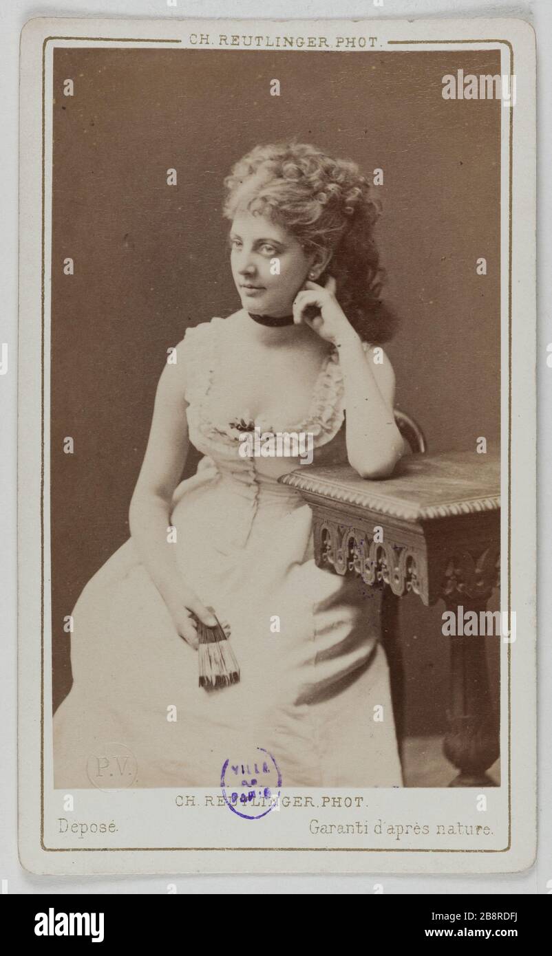 Portrait of Maria Legault (Maria Françoise Legault), (1858-1905 ...