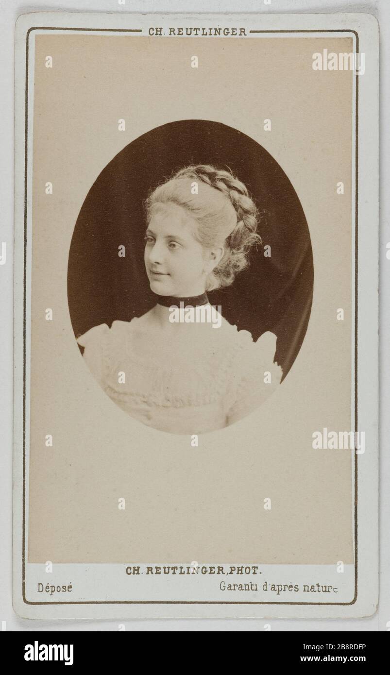 Portrait of Maria Legault (Maria Françoise Legault), (1858-1905 ...