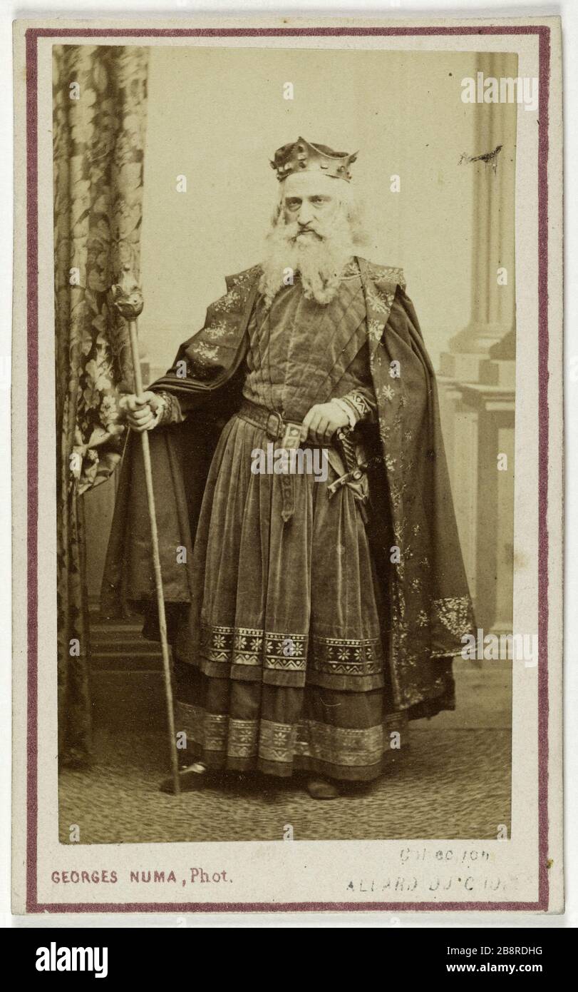 Portrait of Lute, (actor) Portrait de Laute, acteur. Carte de visite ...