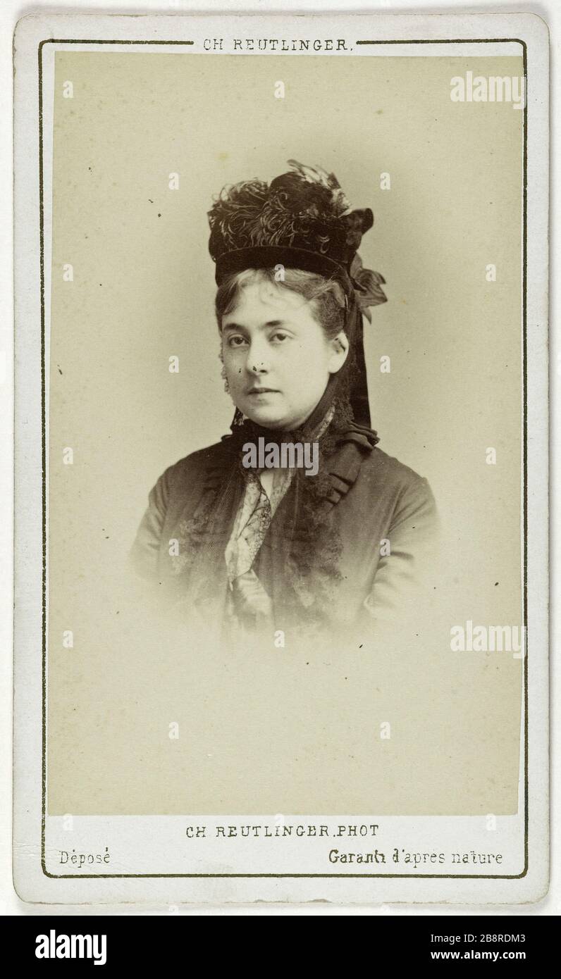 Portrait of Leonide Leblanc, (1842-1894), (actress) Portrait de Léonide ...