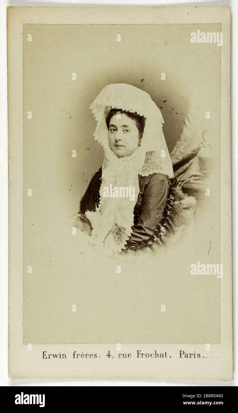 Portrait of Leonide Leblanc, (1842-1894), (actress) Portrait de Léonide ...