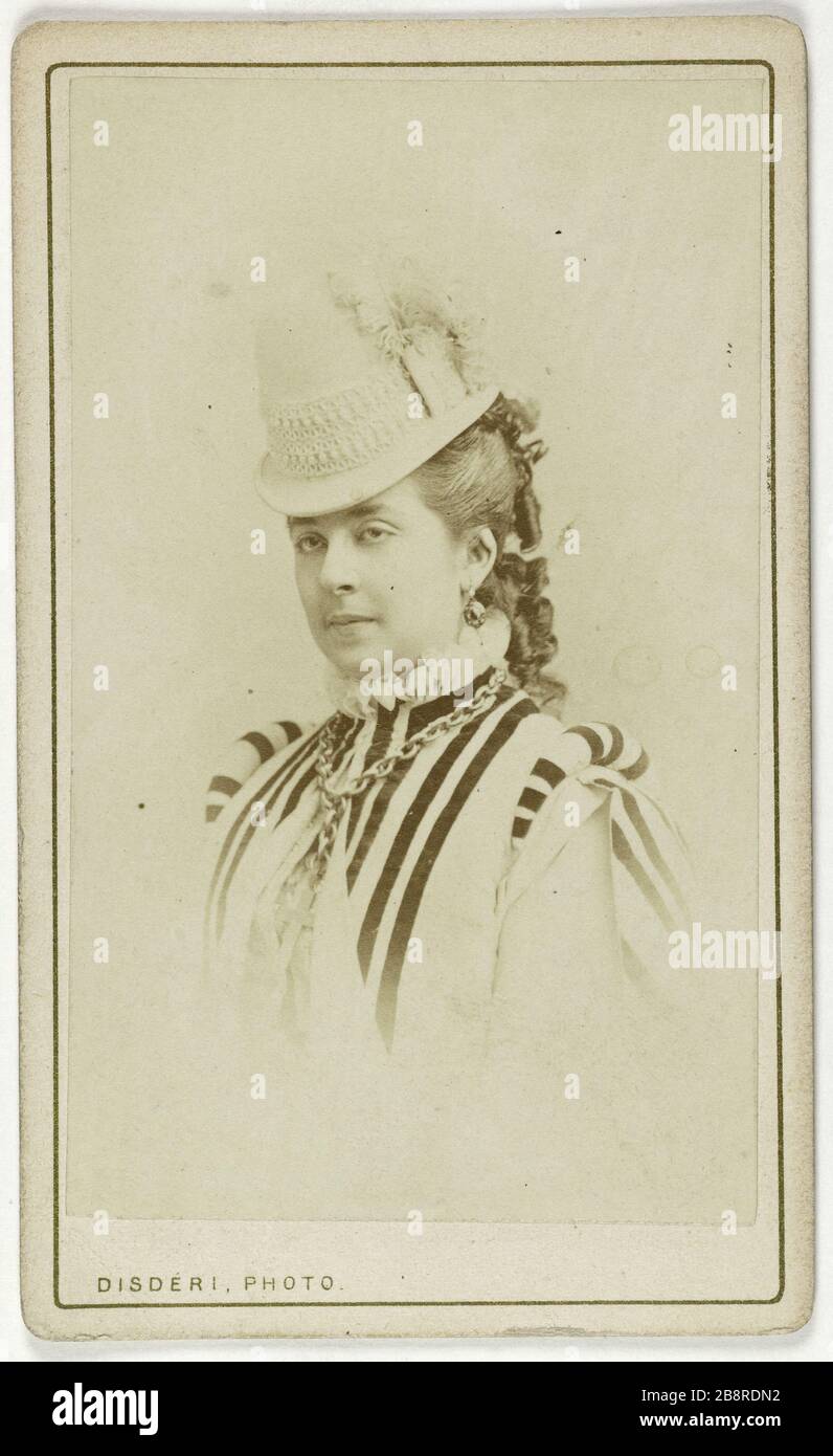Portrait of Leonide Leblanc, (1842-1894), (actress) Portrait de Léonide ...