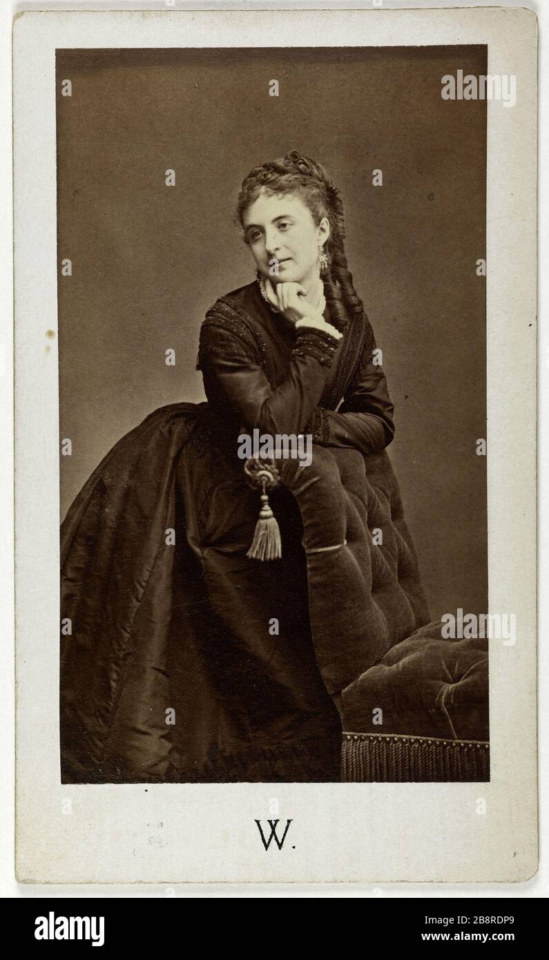 Portrait of Leonide Leblanc, (1842-1894), (actress) Portrait de Léonide ...