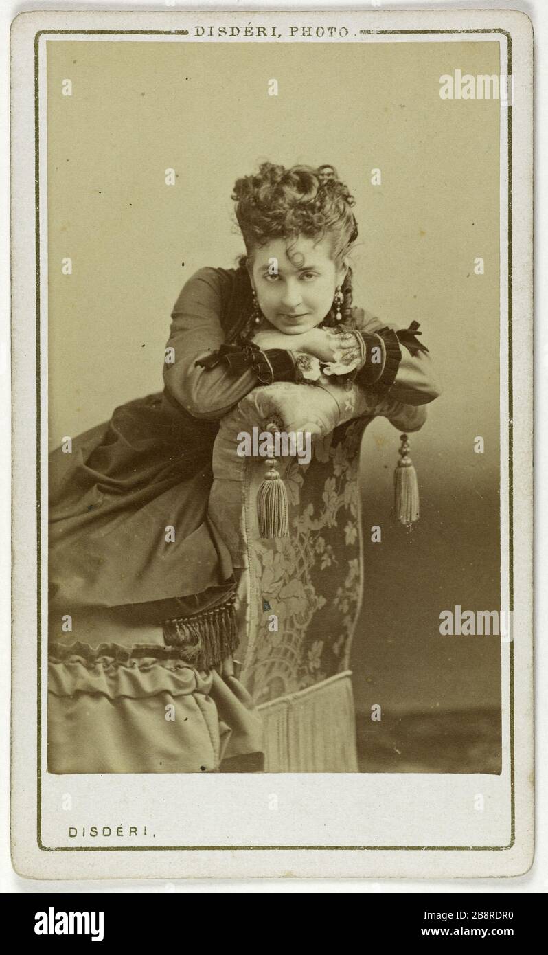 Portrait of Leonide Leblanc, (1842-1894), (actress) Portrait de Léonide ...