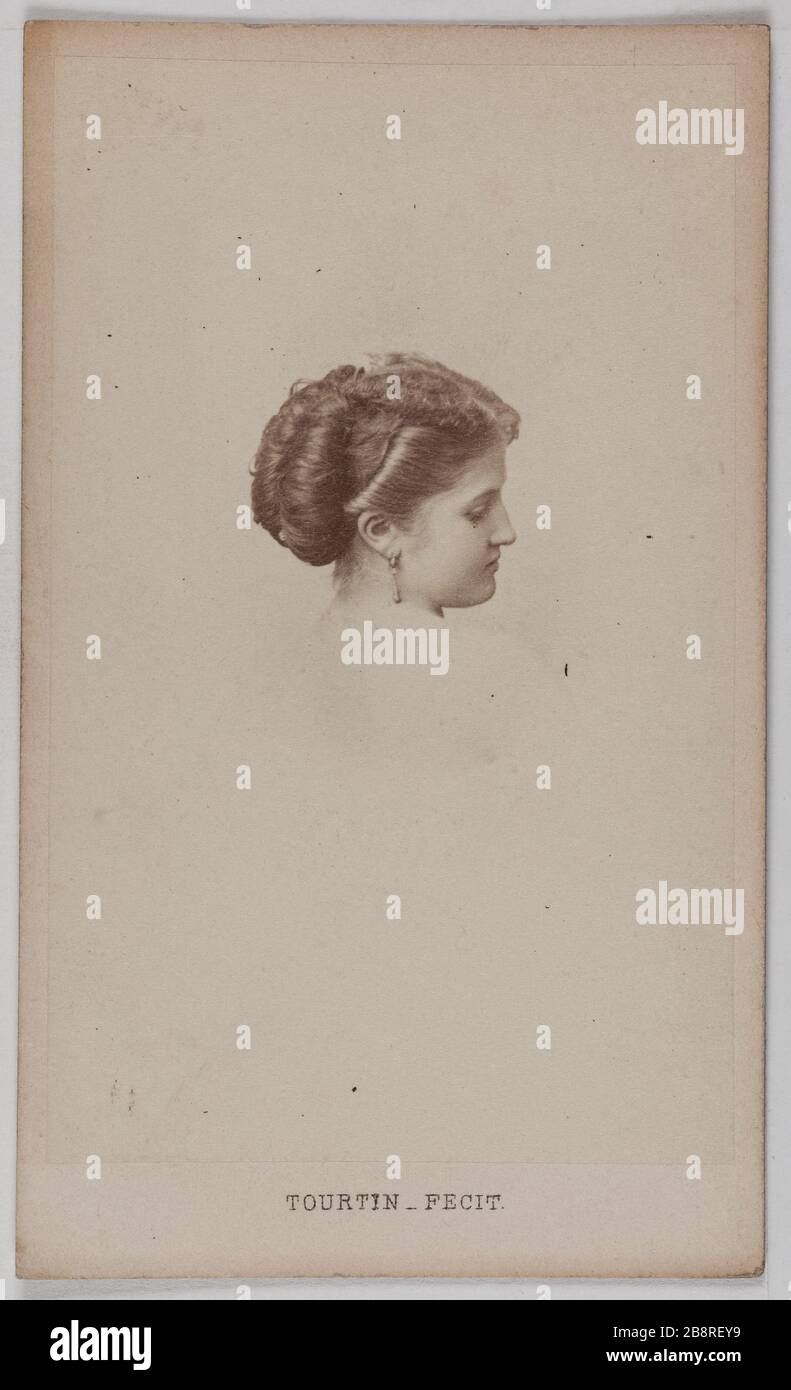 Portrait of Lucile (actress) Portrait de Lucile, actrice. Carte de ...