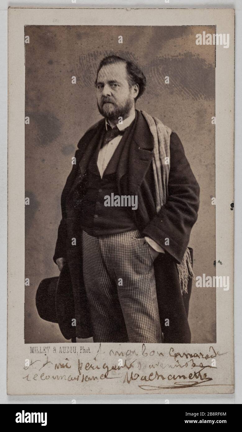 Portrait of Machanette Achilles Augustus (1814-1887), (actor) Portrait ...