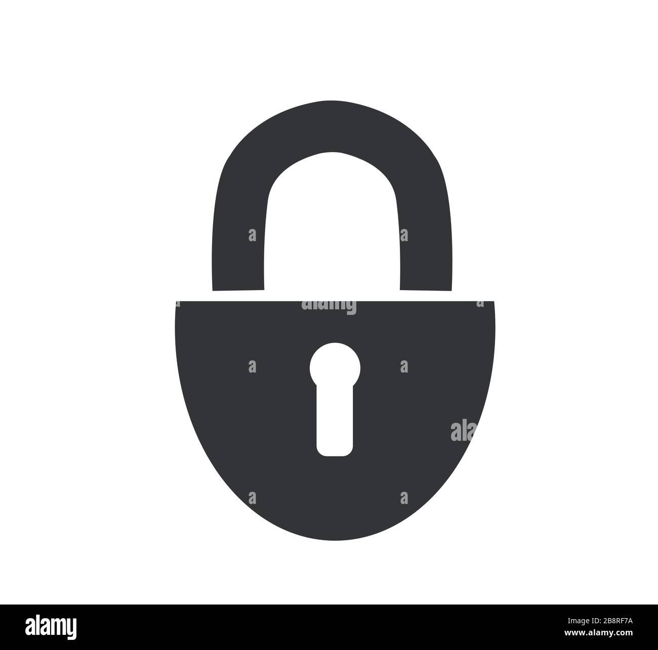 padlock icon symbol vector illustration Stock Vector Image & Art - Alamy
