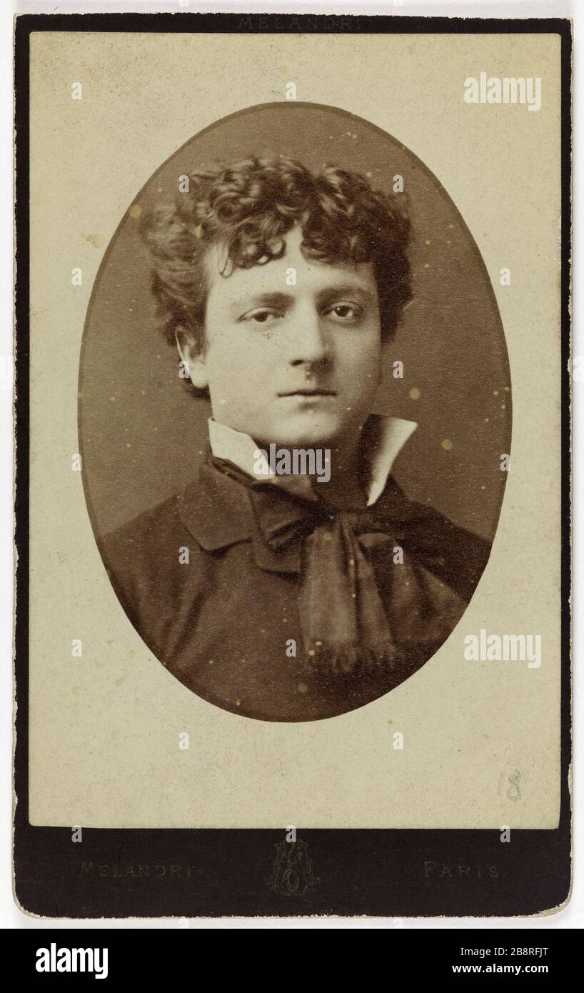 Portrait of Simon Max actor Folies Dramatic Theater. Achille Mélandri ...