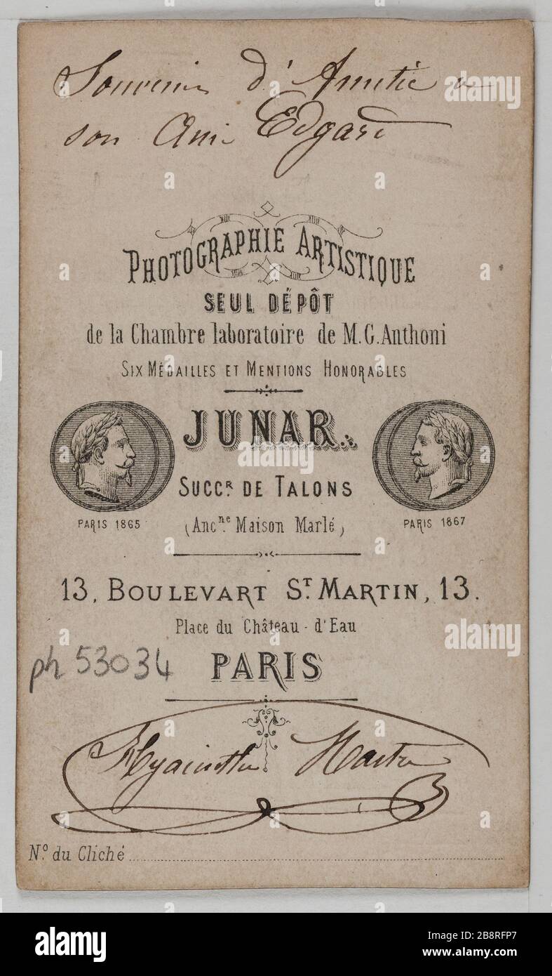 Cartoon Master Hyacinthe (vermouth maker?) Caricature de Maître ...