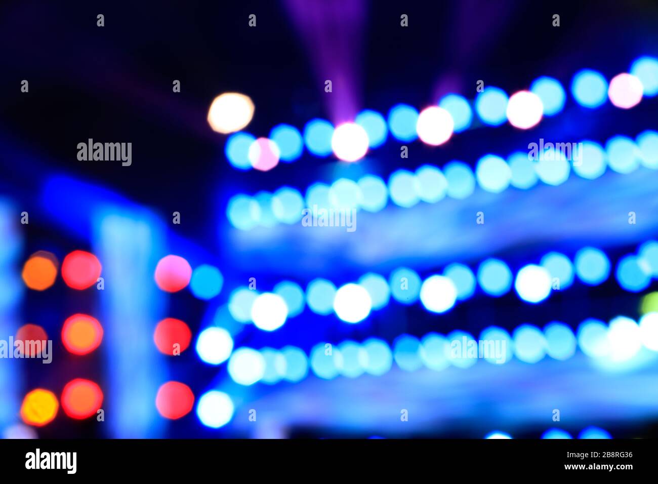 The stage spotlight at night Stock Photo - Alamy