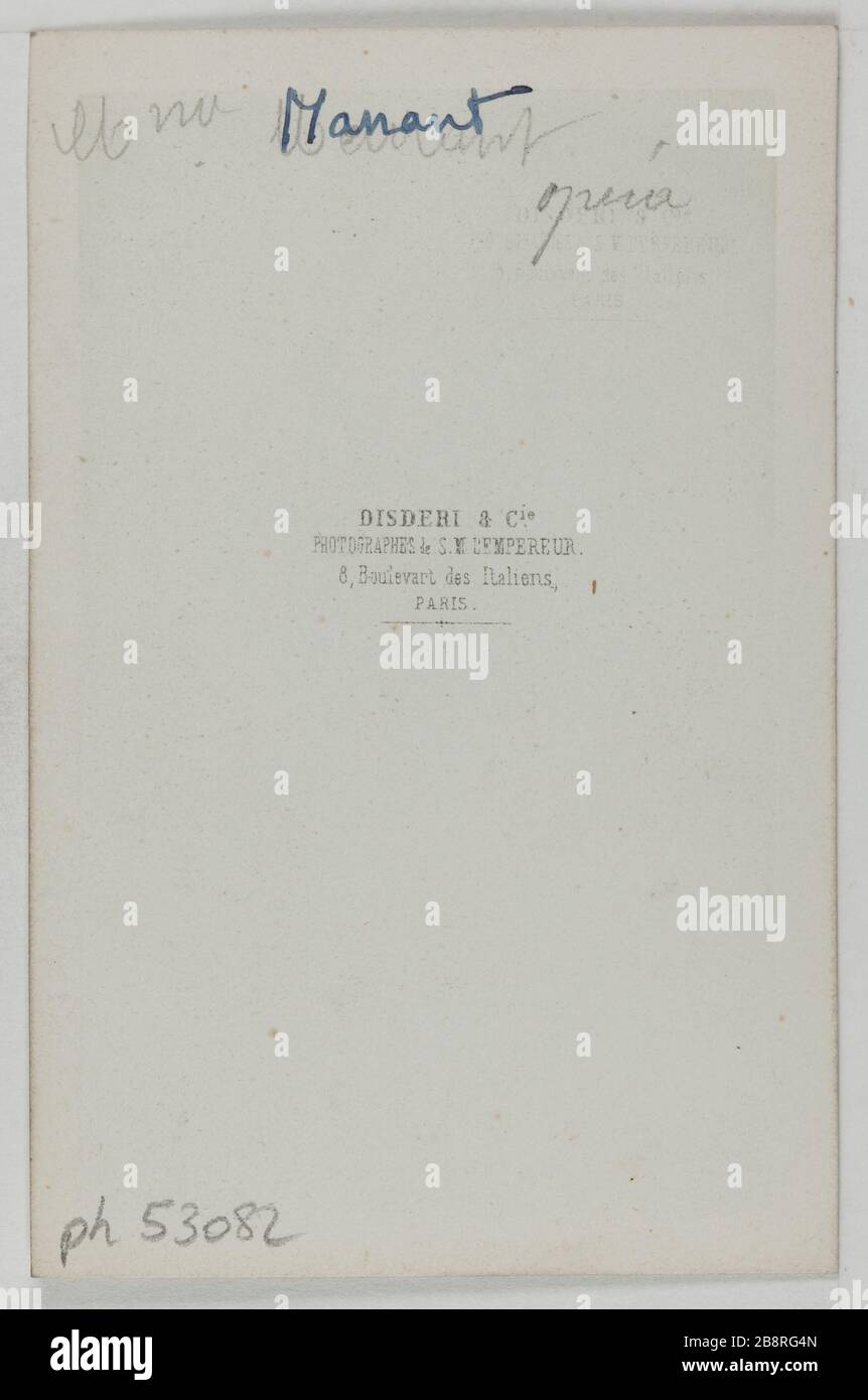 Portrait of Manant (opera singer) Portrait de Manant (chanteuse lyrique ...