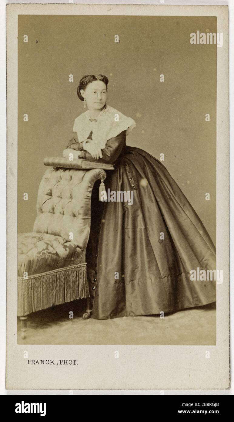 Portrait of Mérante Zina, Zina born Richard, dancer at the Opera to ...