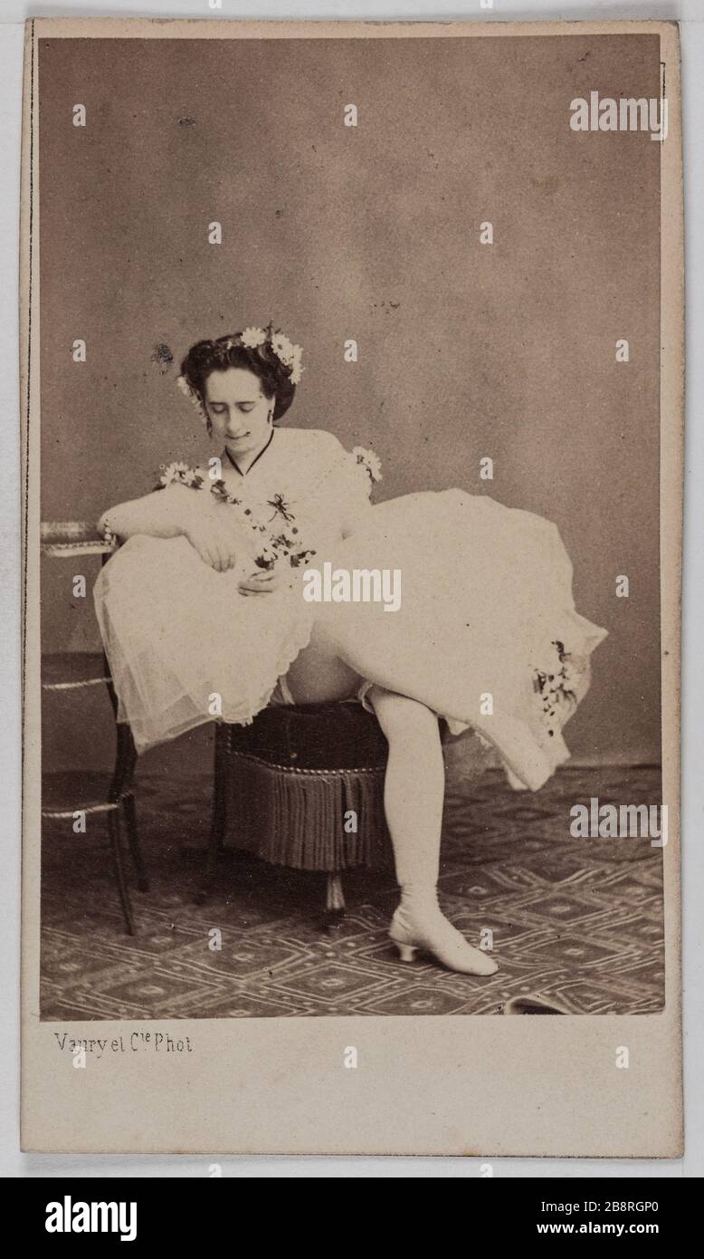 Portrait of Marguerite (dancer) Portrait de Marguerite, danseuse. Carte ...