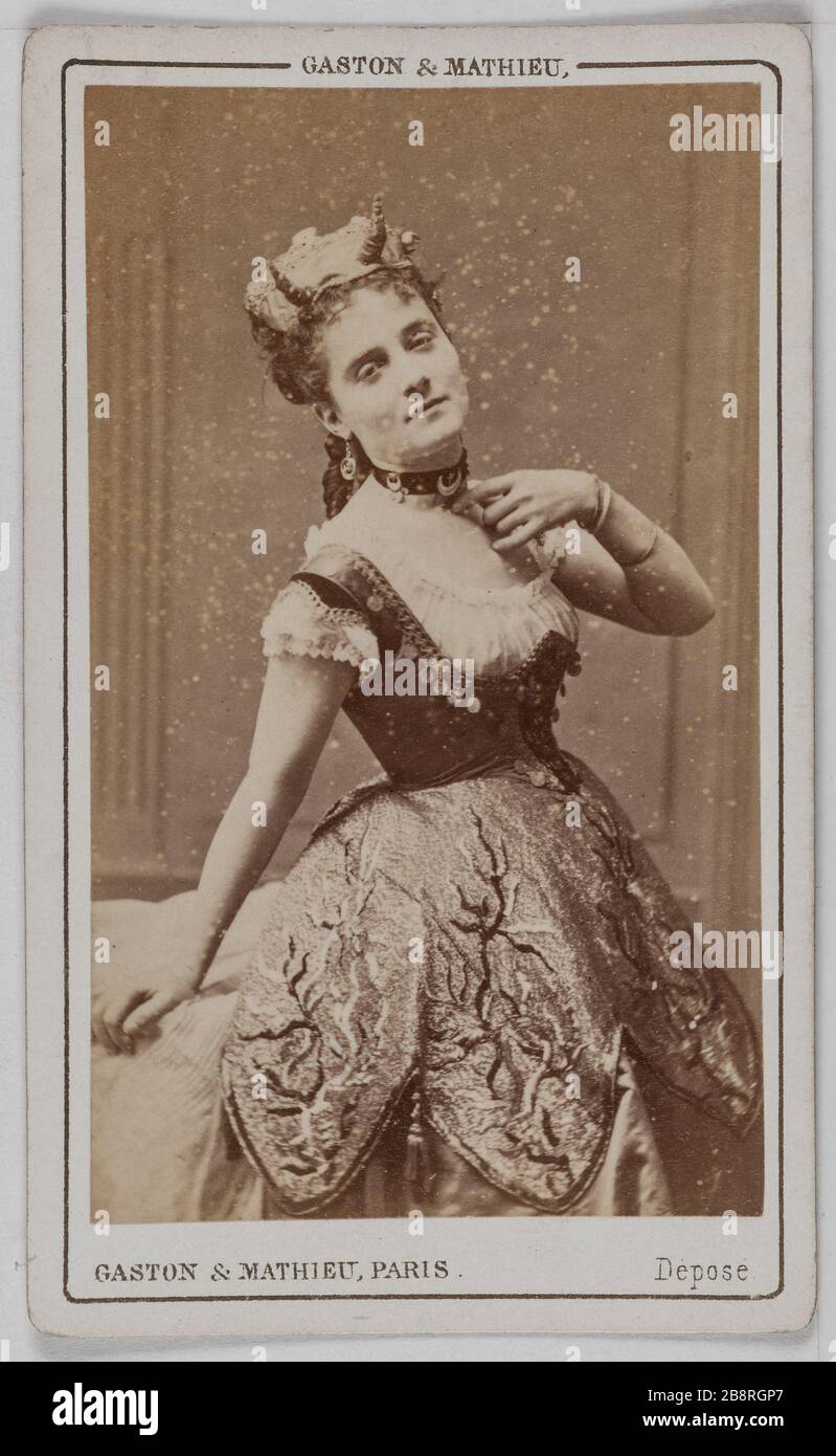 Portrait of Maria (actress) Portrait de Maria, actrice. Carte de visite ...